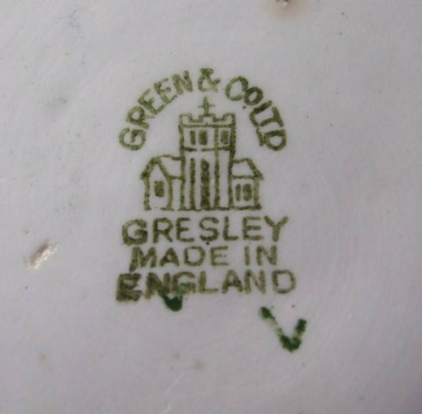 Porcelain & Ceramic - @ GREEN & CO,LTD GRESLEY MADE IN ENGLAND 6 PIECE ...